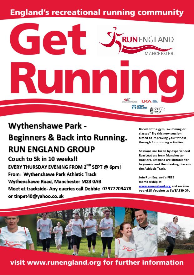 New – Running for Beginners Sessions – Manchester Harriers and ...
